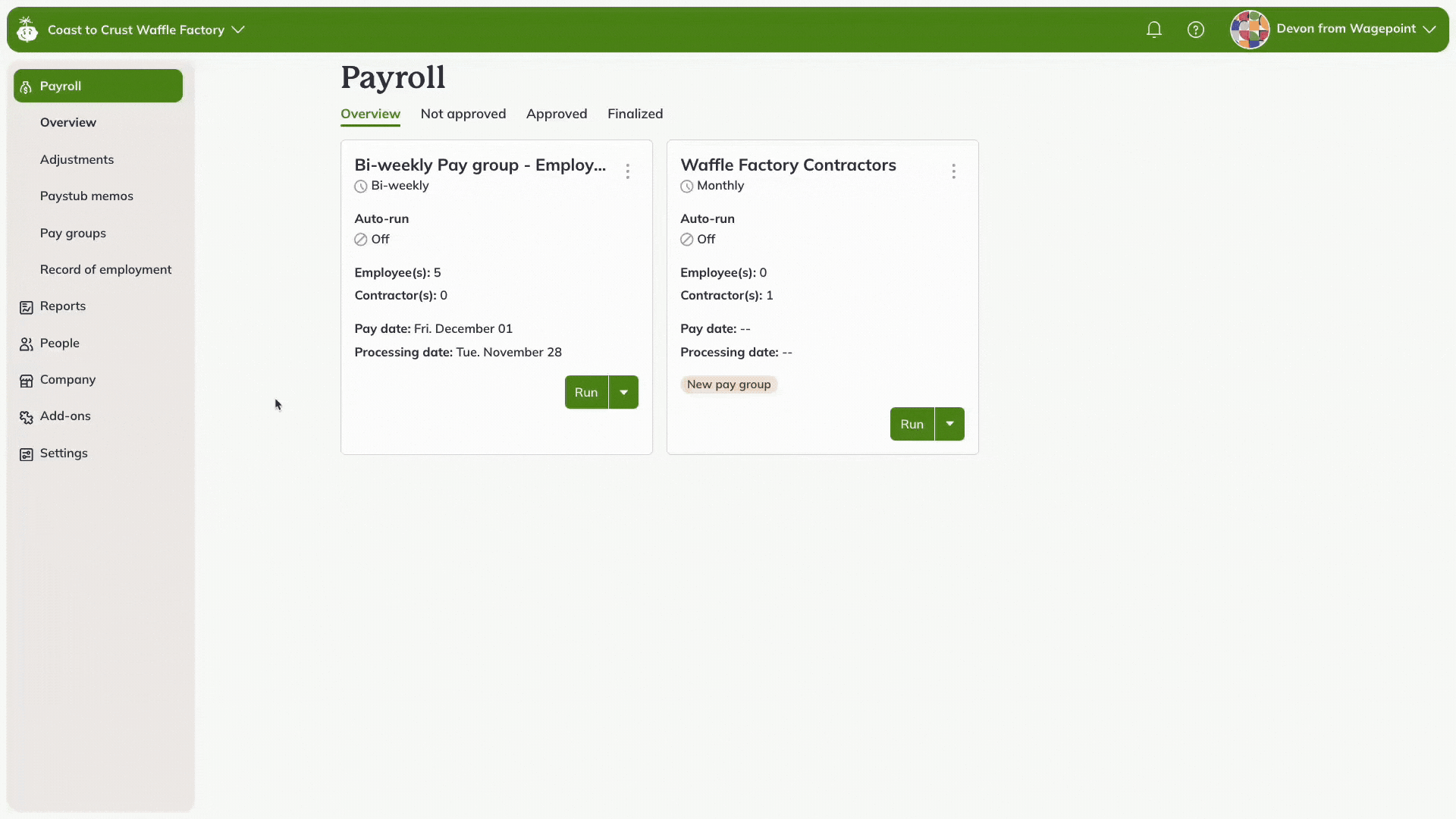 Beginner's guide to Wagepoint 2.0 – Wagepoint 2.0 Knowledge Base