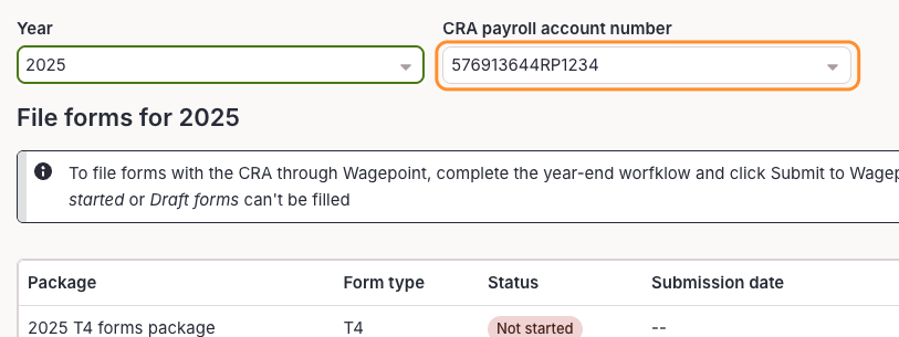 Create and submit T4 year-end forms for employees – Wagepoint 2.0 ...